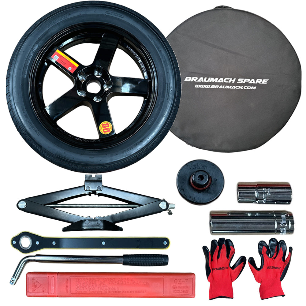 SKODA KAROQ Space Saver Spare Wheel Braumach Spare Wheel Kit 2021 2024 BRAUMACH Auto Parts
