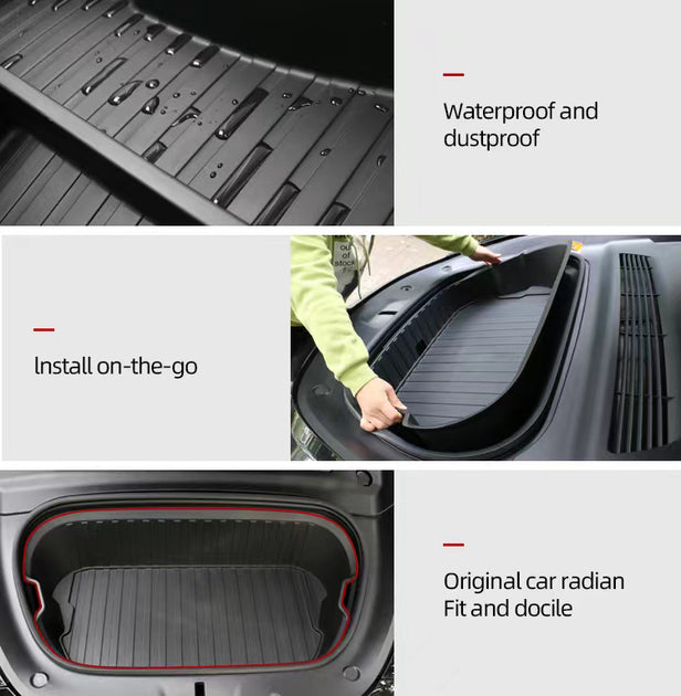TESLA Model Y Frunk Organizer Front Trunk with Cover 2020-2024 ...